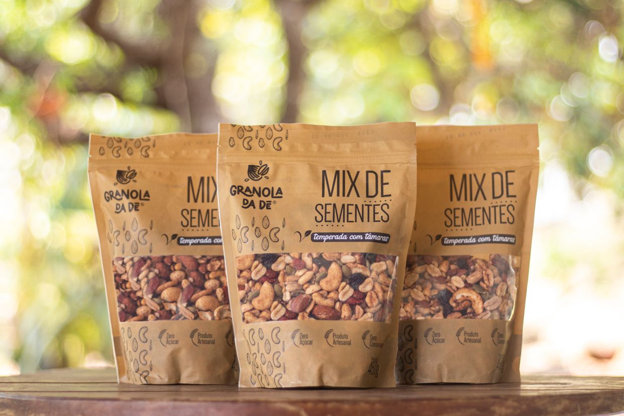 Pack 3 Granolas Mix de Sementes 450g - Granola da Dê